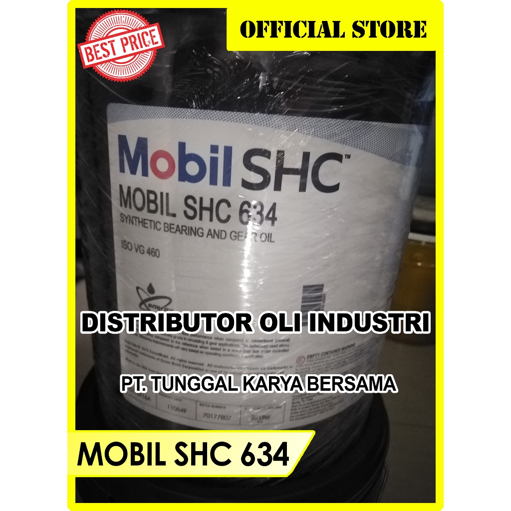 Jual MOBIL SHC 634 ( Oli Sintetik Gear ISO VG 460 - Redy Stock ...