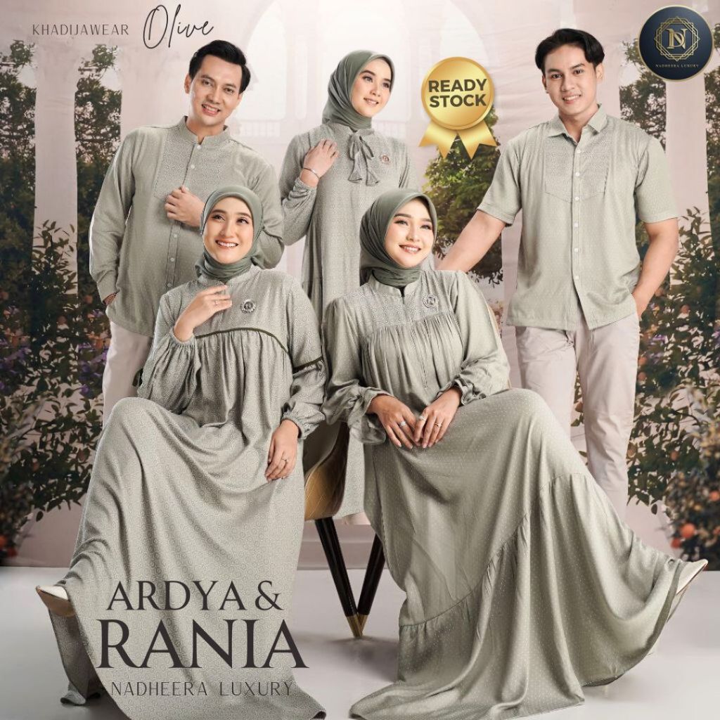 Jual [BISA COD] RANIA & ARDYA OLIVE NADHEERA LUXURY kopel terbaru rayon ...