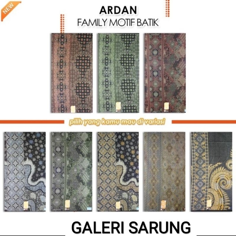 Jual SARUNG ARDAN MOTIF BATIK ORIGINAL (Grosir) | Shopee Indonesia