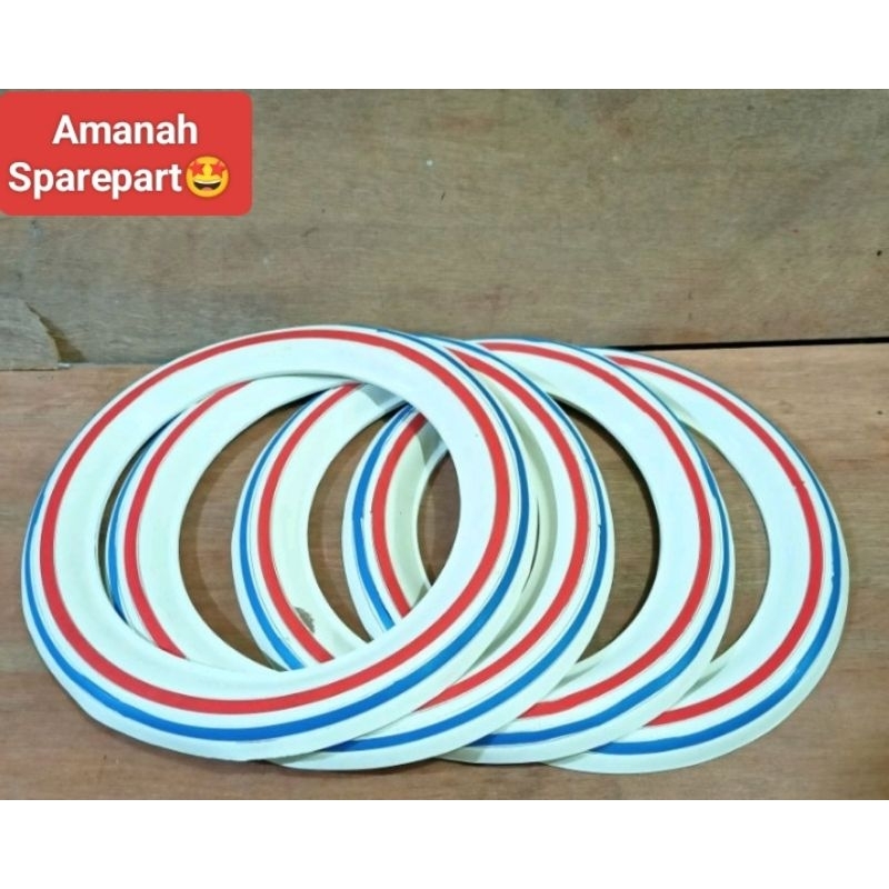 Jual Lis ban 2 warna biru merah ring 17 honda c50 c70 c700 c800 astrea ...