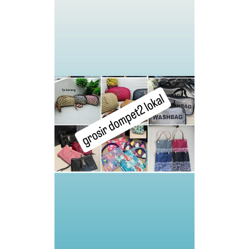Jual Dompet lokal grosir live (motif dan warna bisa di pilih di saat ...