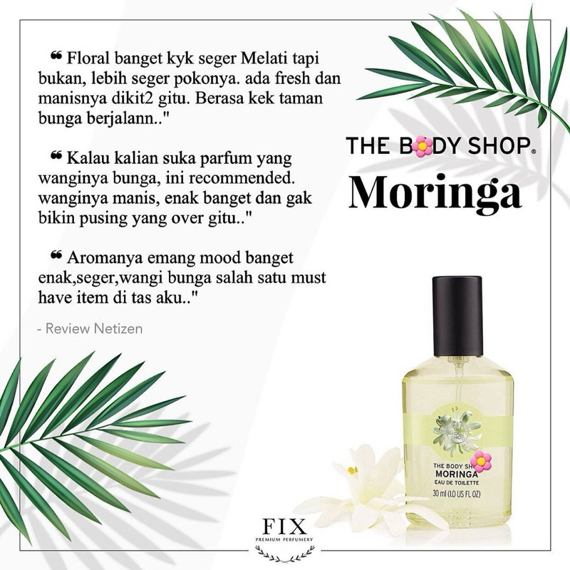 Jual FIX PERFUME - TBS Moringa | Shopee Indonesia