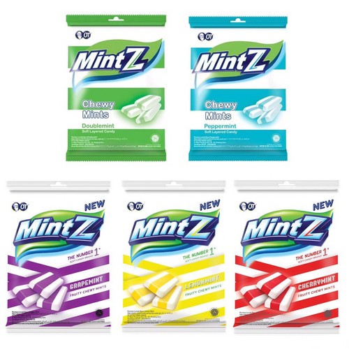 Jual Permen Lunak Kunyah / Candy Chewy Mintz 99 Gram ( 50 pcs ) Barley ...