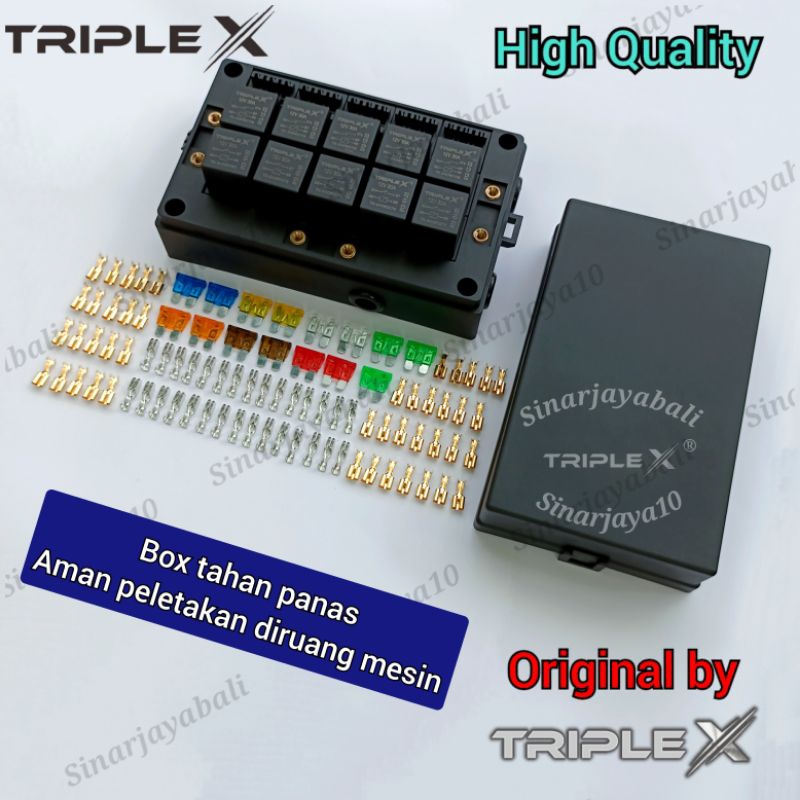 Jual kotak relay box rellay fuse sekring tempat relai skring rilai reli ...