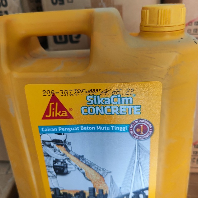 Jual KP8 Sikacim Concrete Additive Obat Cor Beton Cepat Keras Cairan ...