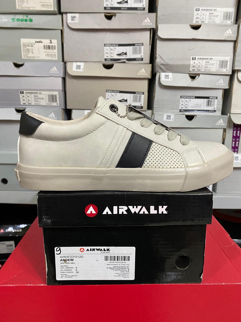 Jual Airwalk Andew Grey Men Shoes Original | Shopee Indonesia