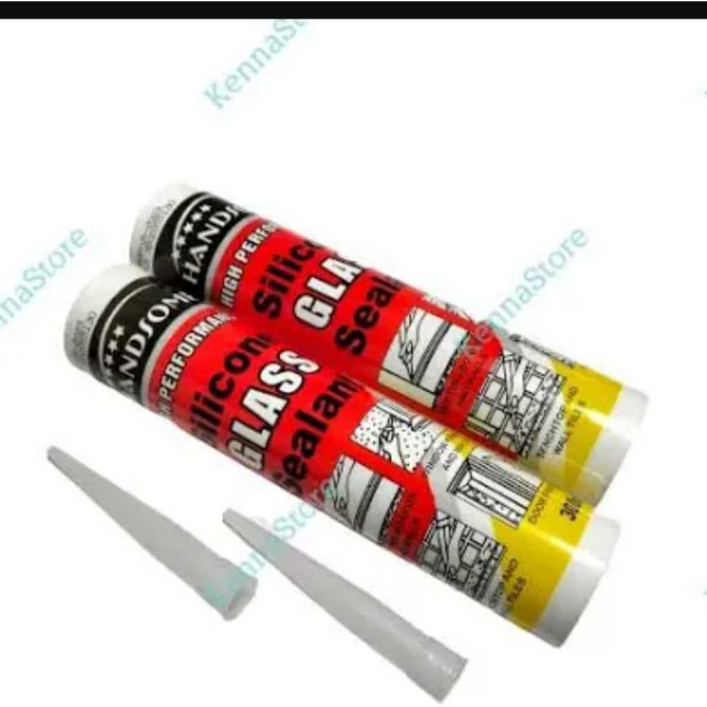 Jual Lem Sealant/ Lem Silicone / Lem Botol /Lem Kaca 320 Gram Warna ...