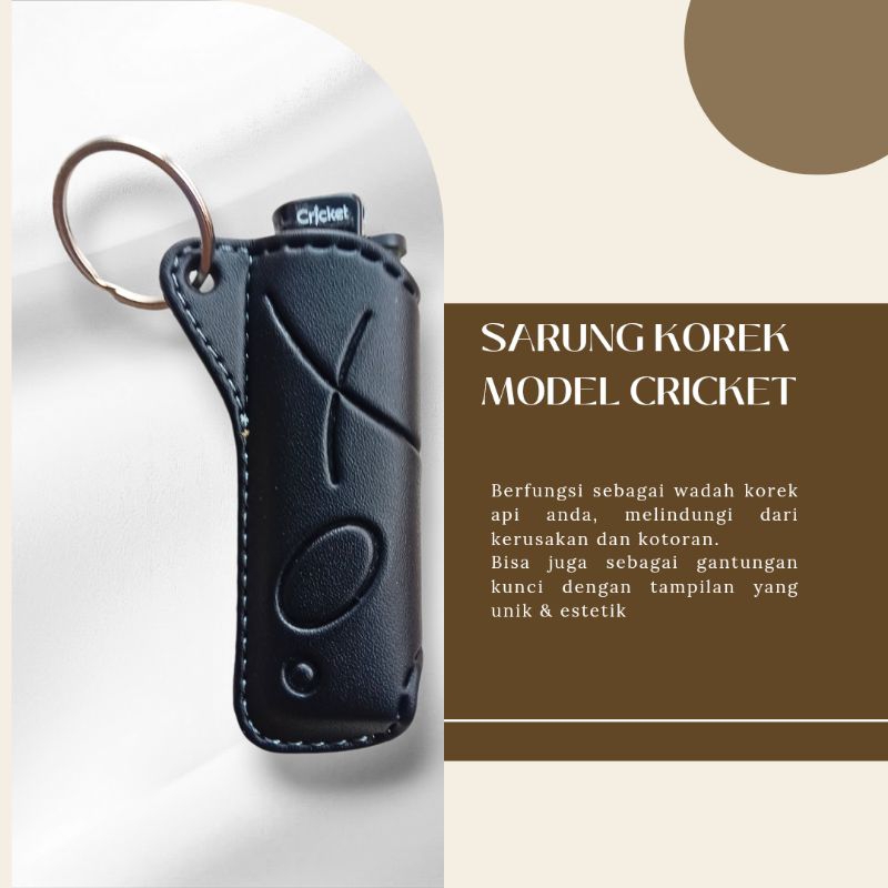 Jual Sarung Korek Cricket Gantungan kunci Wadah korek Lighter Keychain ...