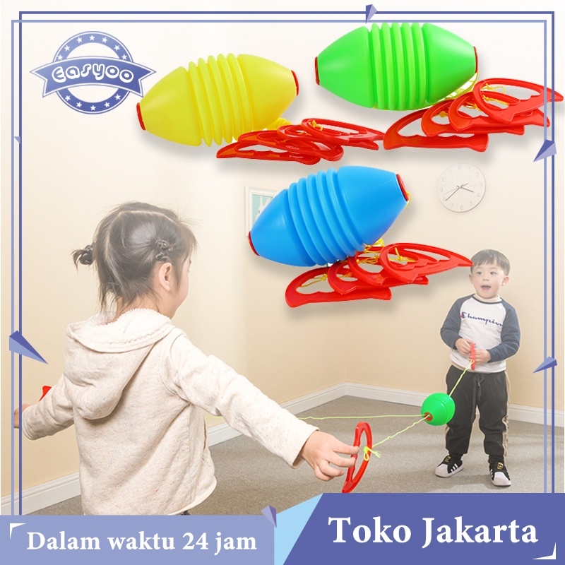 Jual Bola Tali Shuttle Handball Double Pull Ball Fun Game Parent-Child ...