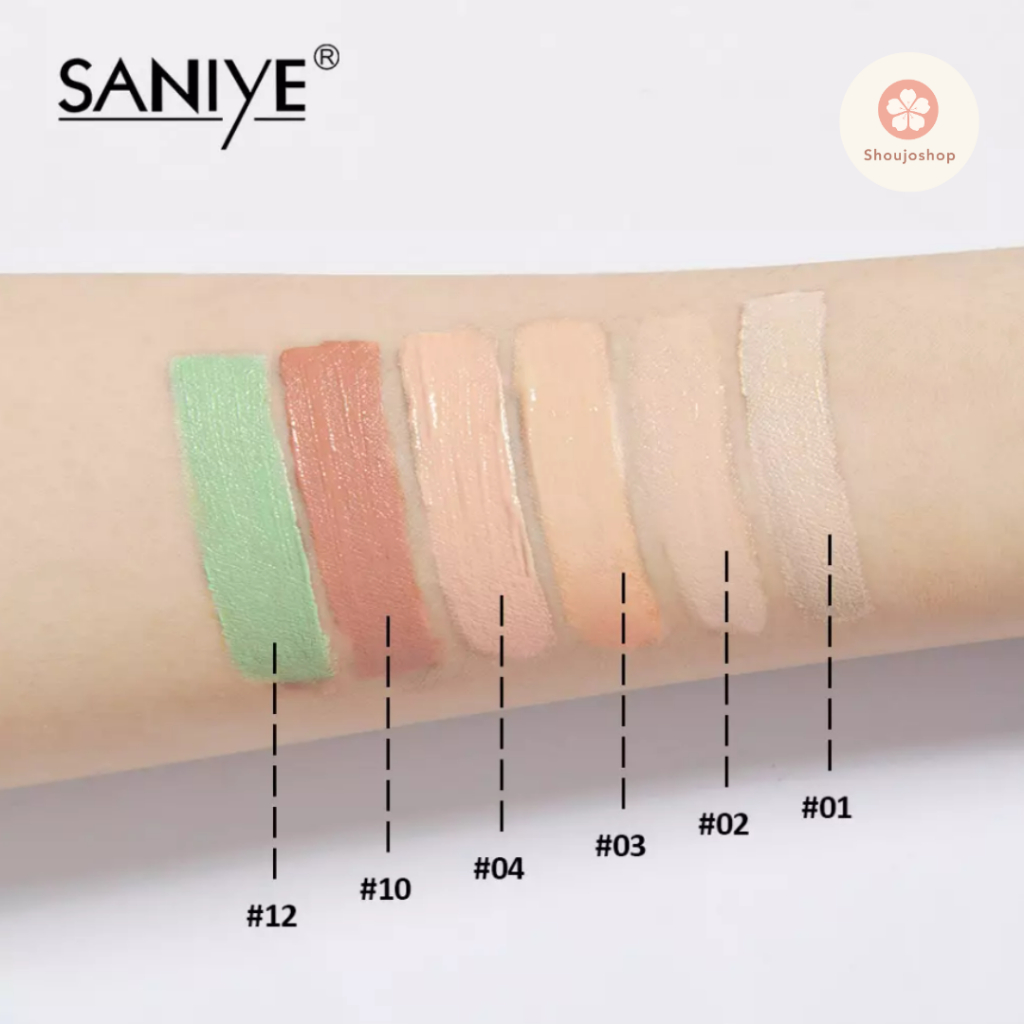 Jual SANIYE [BPOM] Concealer Waterproof Wajah Full Coverage Color ...