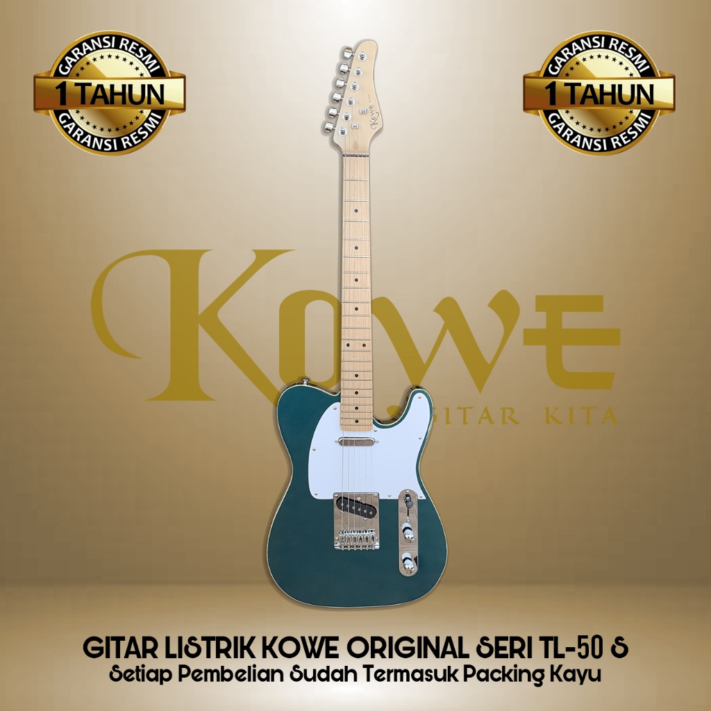 Jual Gitar Elektrik Original Merk Kowe Seri TL-50 S | Shopee Indonesia