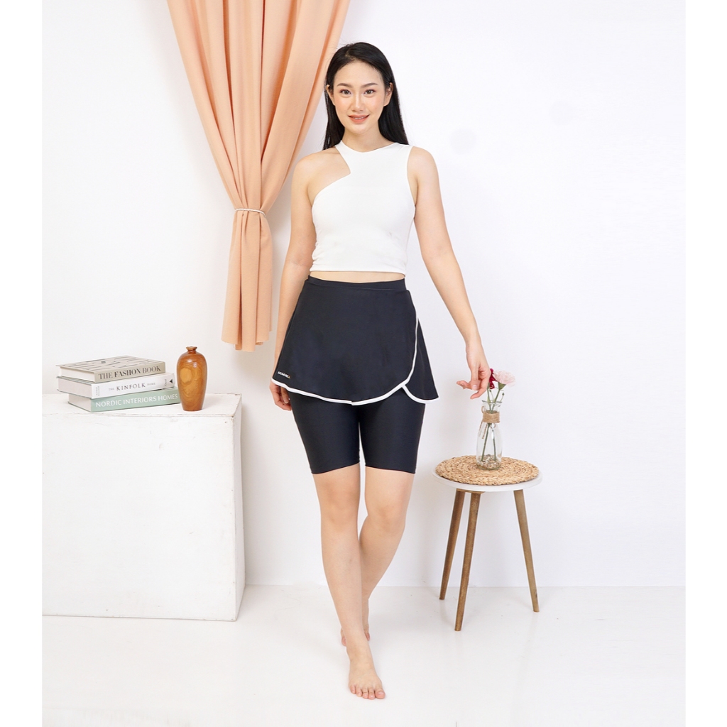 Jual Celana olahraga wanita Celana rok olahraga Legging rok Sport jogging badminton gym senam ...