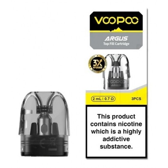Jual Cartridge Argus V2 Pod Replacement Top Fill Authentic / Catridge Voopoo Argus V2 Top Fill ...