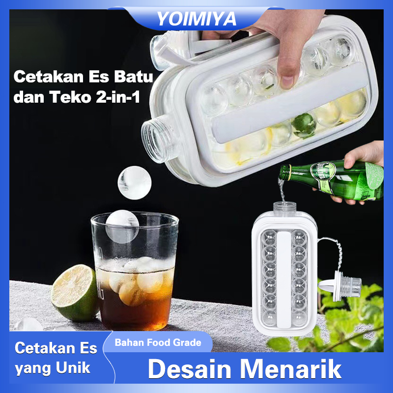Jual 【 COD】Botol Pembuat Es Cepat, Dua dalam Satu, Cetakan Pembuat Es ...