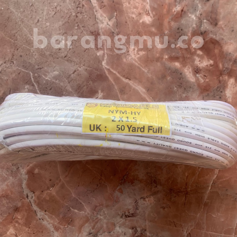 Jual [PER METER] KABEL LISTRIK PREMIUM NYM-HY 2x1,5mm BESTCABLE 1 METER ...