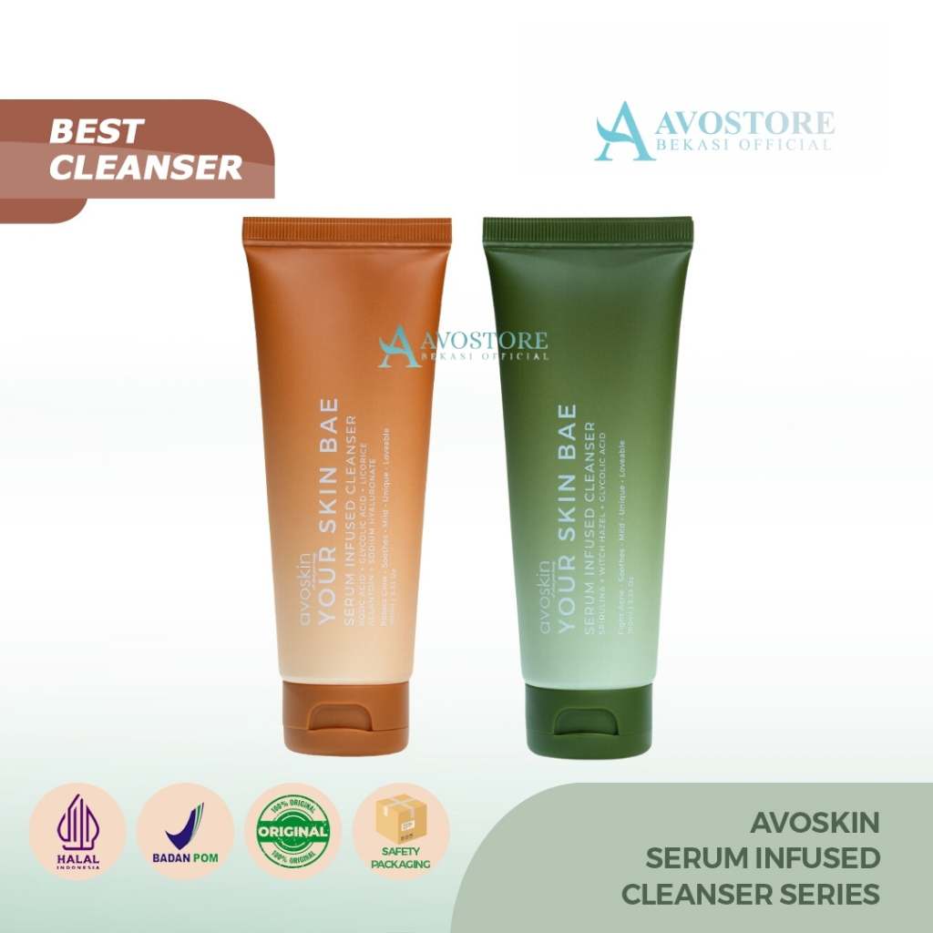 Jual Avoskin Your Skin Bae Serum Infused Cleanser Series | Shopee Indonesia