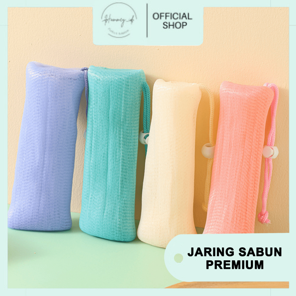 Jual HOMMEY ID - JARING BUSA SABUN BATANG MANDI TEBAL | JARING SPONS ...