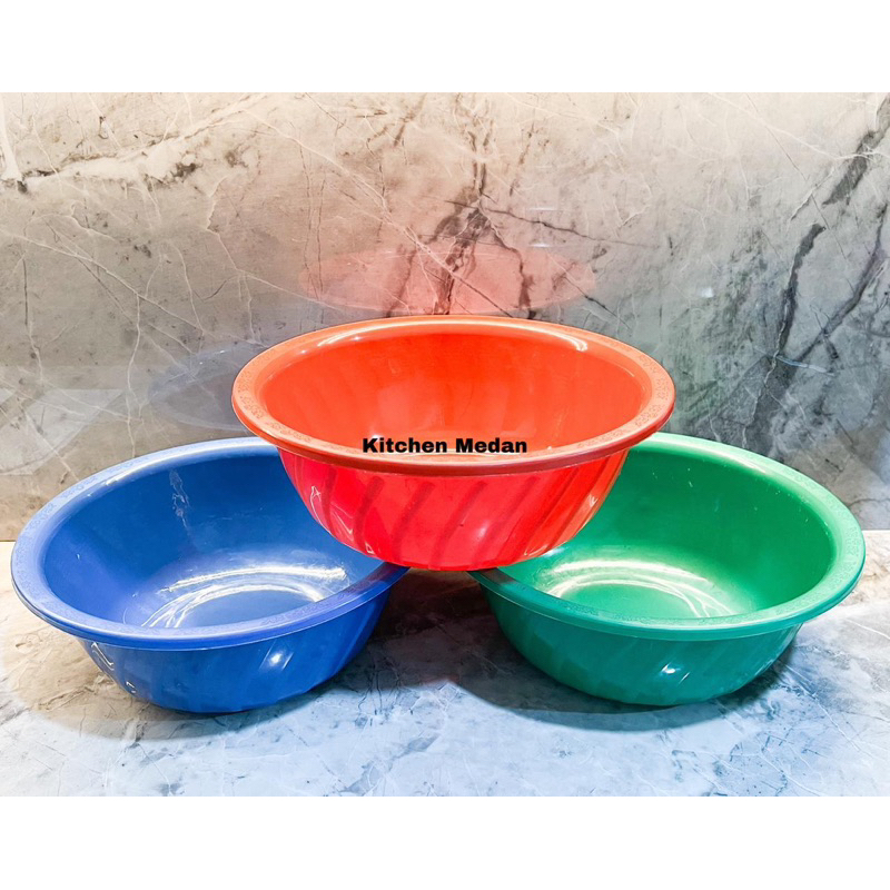 Jual Baskom Plastik Tebal Jumbo Warna | Shopee Indonesia