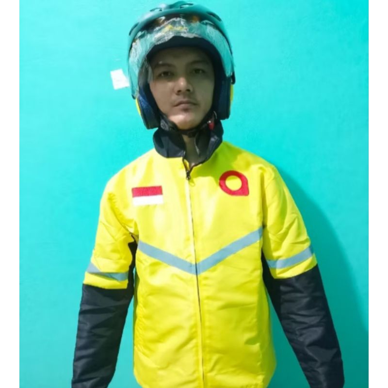 Jual Pemesanan helm dan jaket atribut maxim warna kuning | Shopee Indonesia