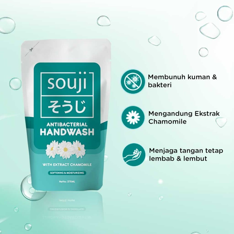 Jual Souji refil 375ml/sabun cuci tangan/sauji isi ulang/handwash ...