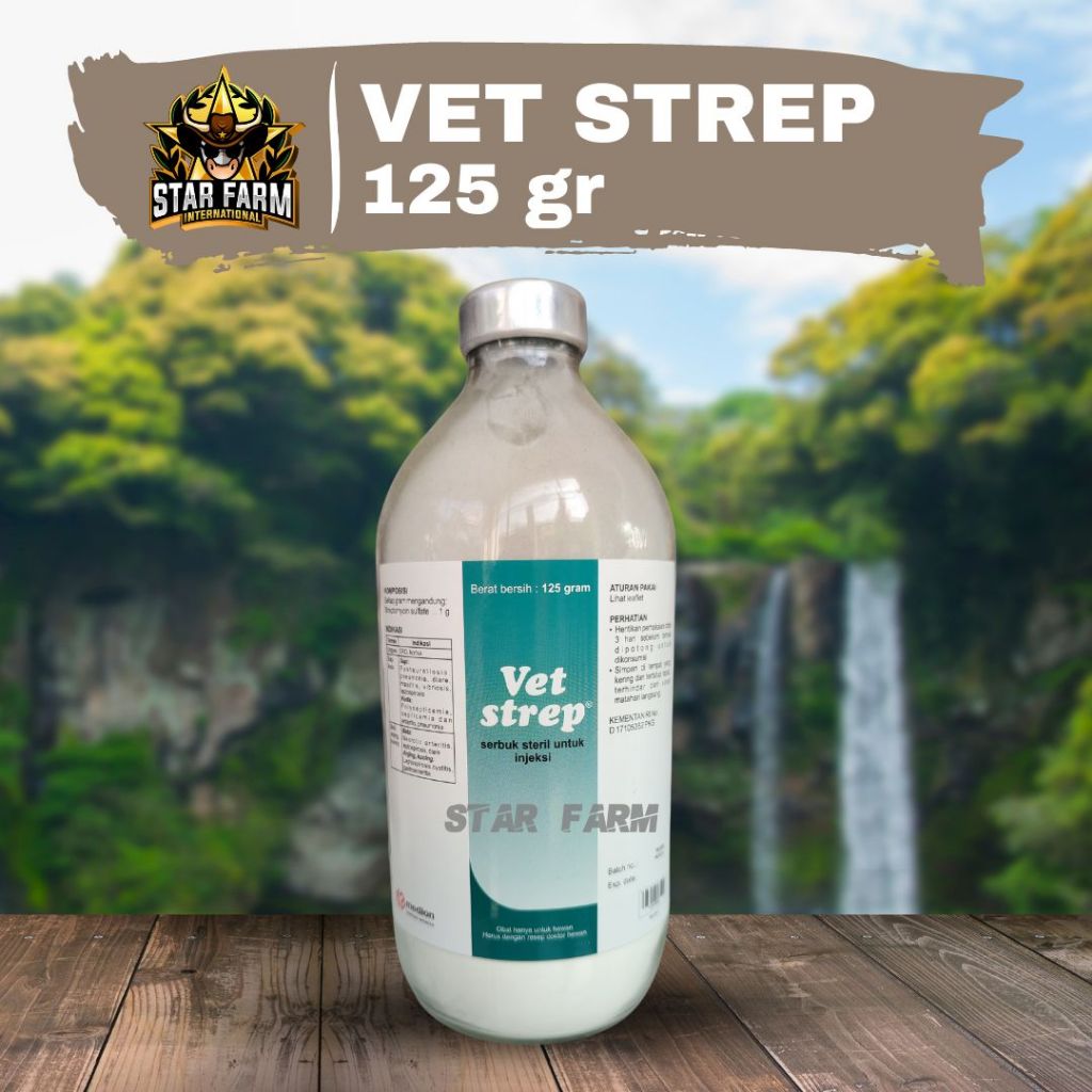 Jual Vet Strep Obat CRD dan Korisa Unggas (125 g) | Shopee Indonesia