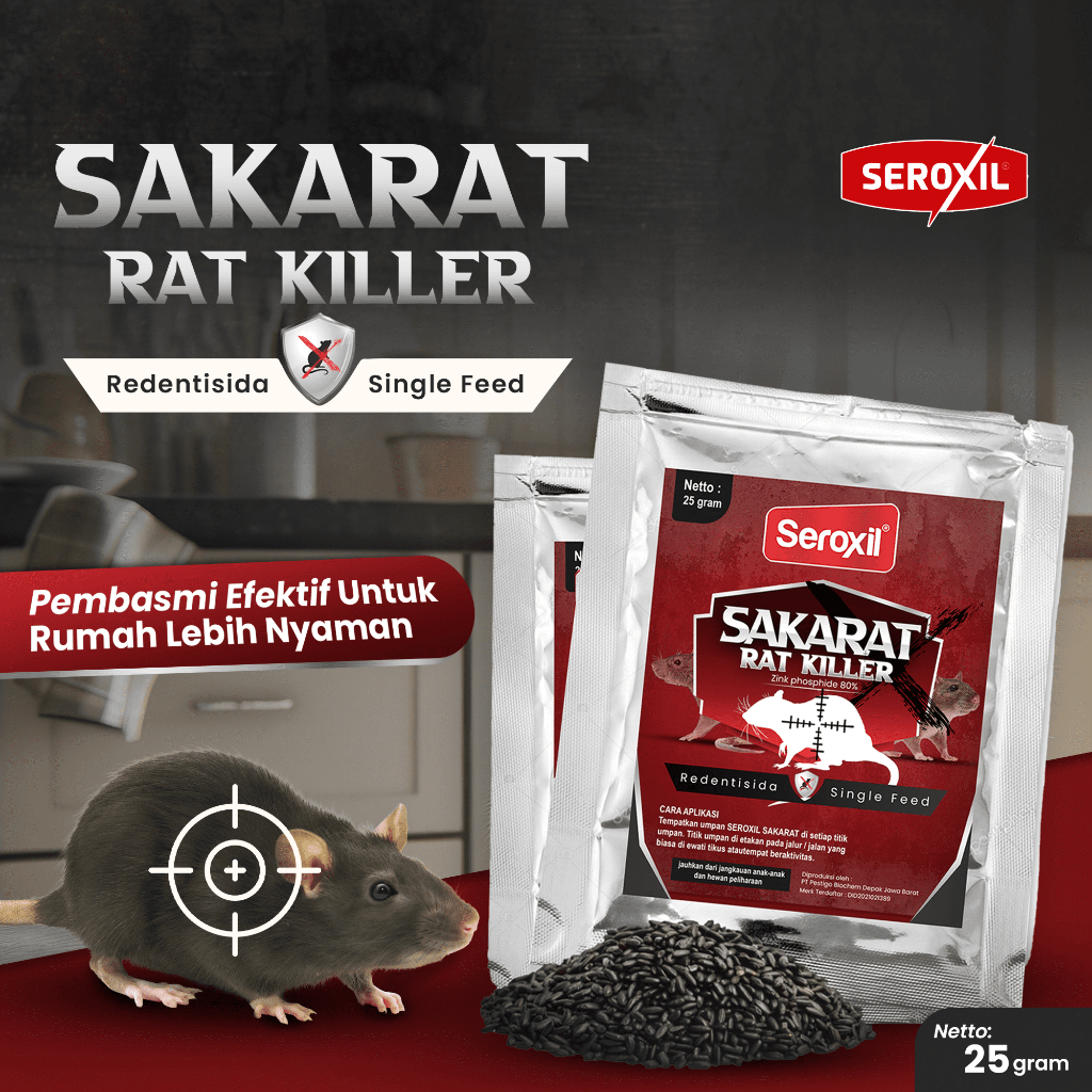 Jual Seroxil Ratrokil Racun Pembasmi Tikus Ampuh Kering Ekonomis ...