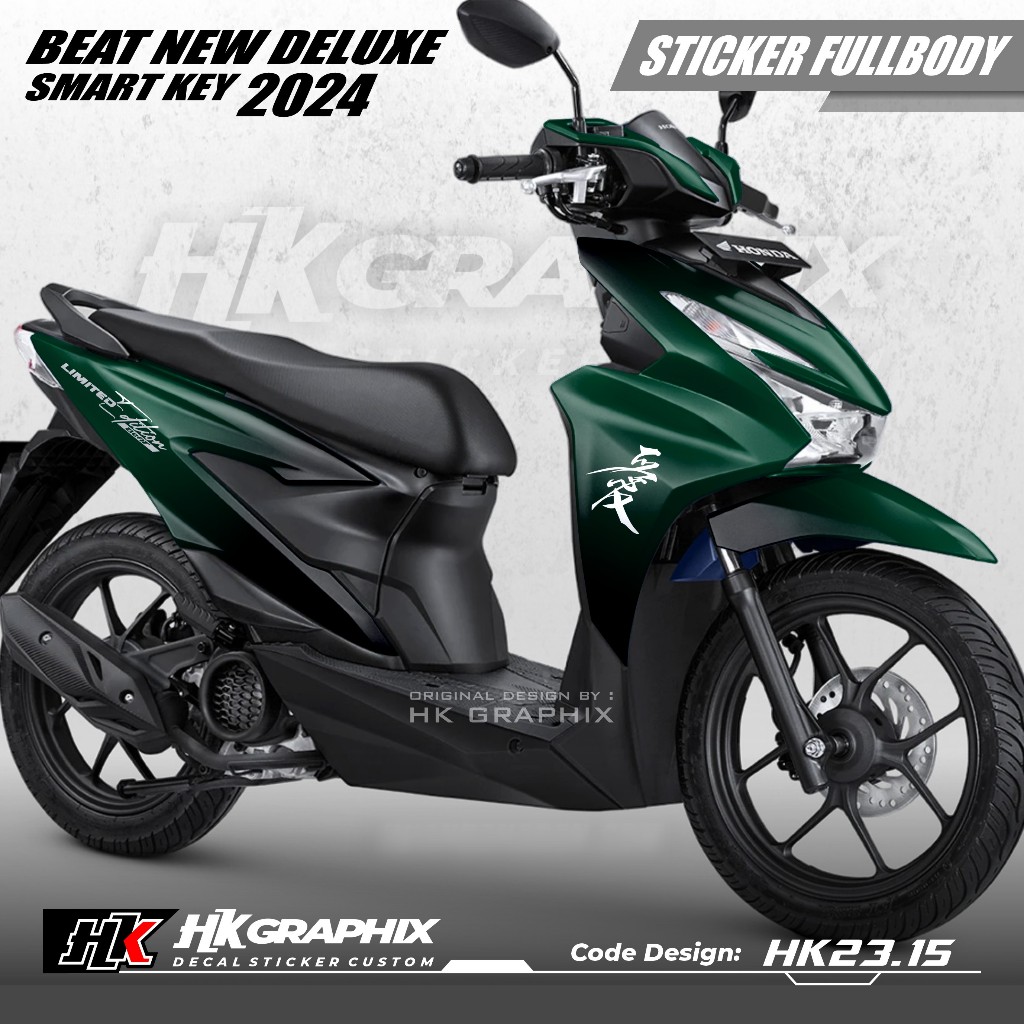 Jual Sticker Decal New BEAT Deluxe Street Smart Key Full Body 2024 Beat ...