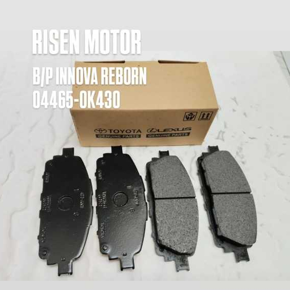 Jual BRAKE PAD INNOVA REBORN KAMPAS REM DEPAN INNOVA REBORN 04465-0K430 | Shopee Indonesia