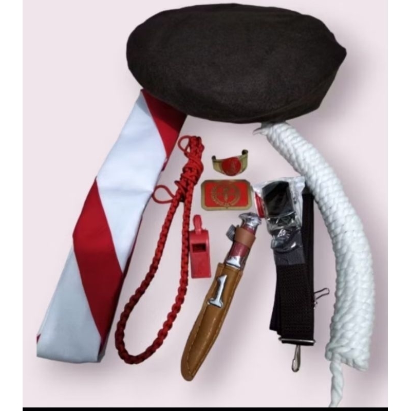 Jual Atribut pramuka KOMPLIT SIAP PAKAI-Smp(paket HEMAT) | Shopee Indonesia