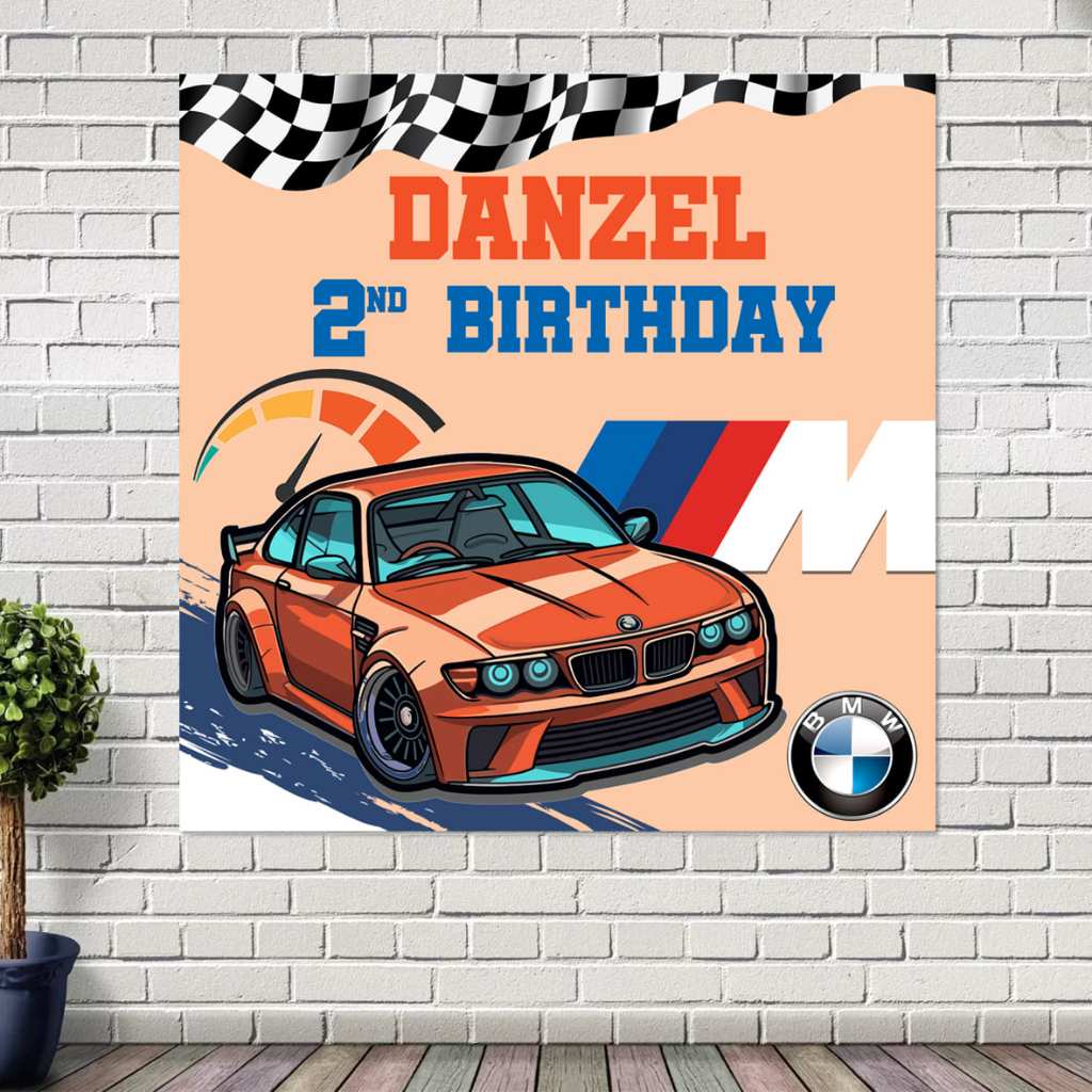 Jual Mobil Car BMW Backdrop Backdrop Banner Flexi Birthday / Hiasan ...