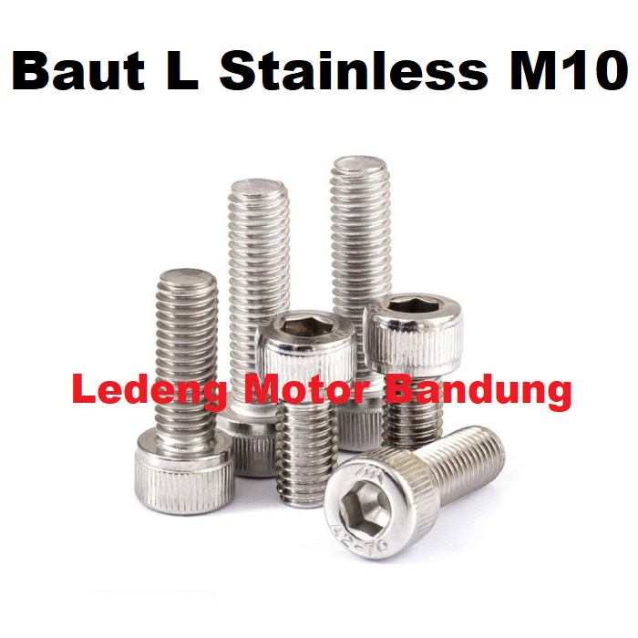 Jual SUS304 Baut L Stainless M10 Stainless Diameter 10mm | Shopee Indonesia