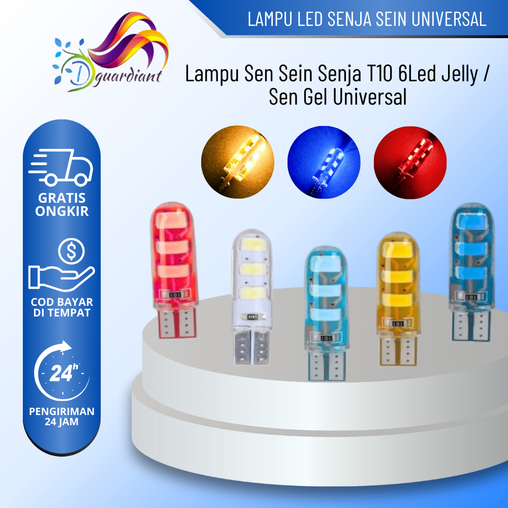 Jual Lampu Senja Sen T10 GEL JELLY MODE DIAM LAMPU LED SENJA SEIN PLAT ...