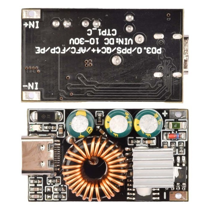 Jual DIY fast charging module type c PD65W modul charger fast QC 3.0 ...