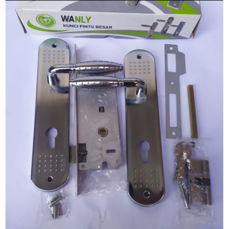 Jual Kunci Pintu Besar/ Slot Besar Bulat Bintik | Shopee Indonesia