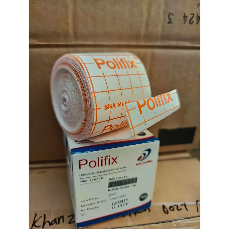Jual POLIFIX 5X5 PLESTER LUKA / LEMBARAN PENAHAN TUTUP LUKA | Shopee ...