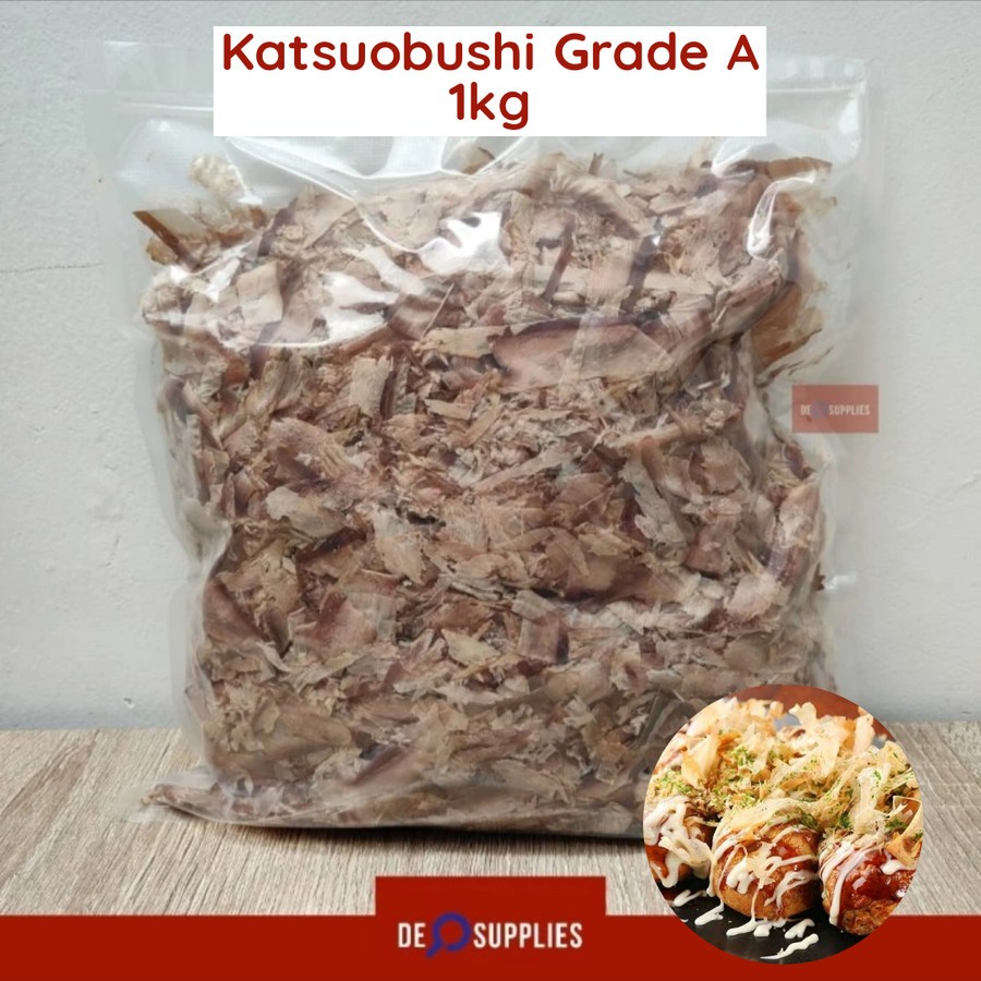Jual Katsuobushi Bonito Flakes Grade A 1kg - Cakalang Serut Asap Halal ...