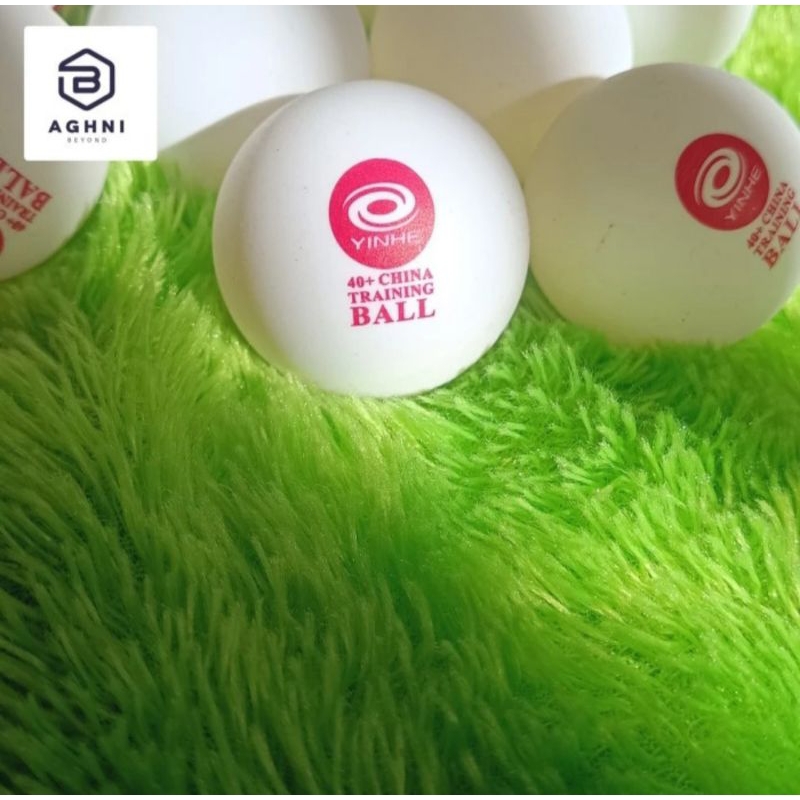 Jual Bola Pingpong Tenis Meja Putih Ori Yinhe 40+ Training ball | Shopee Indonesia