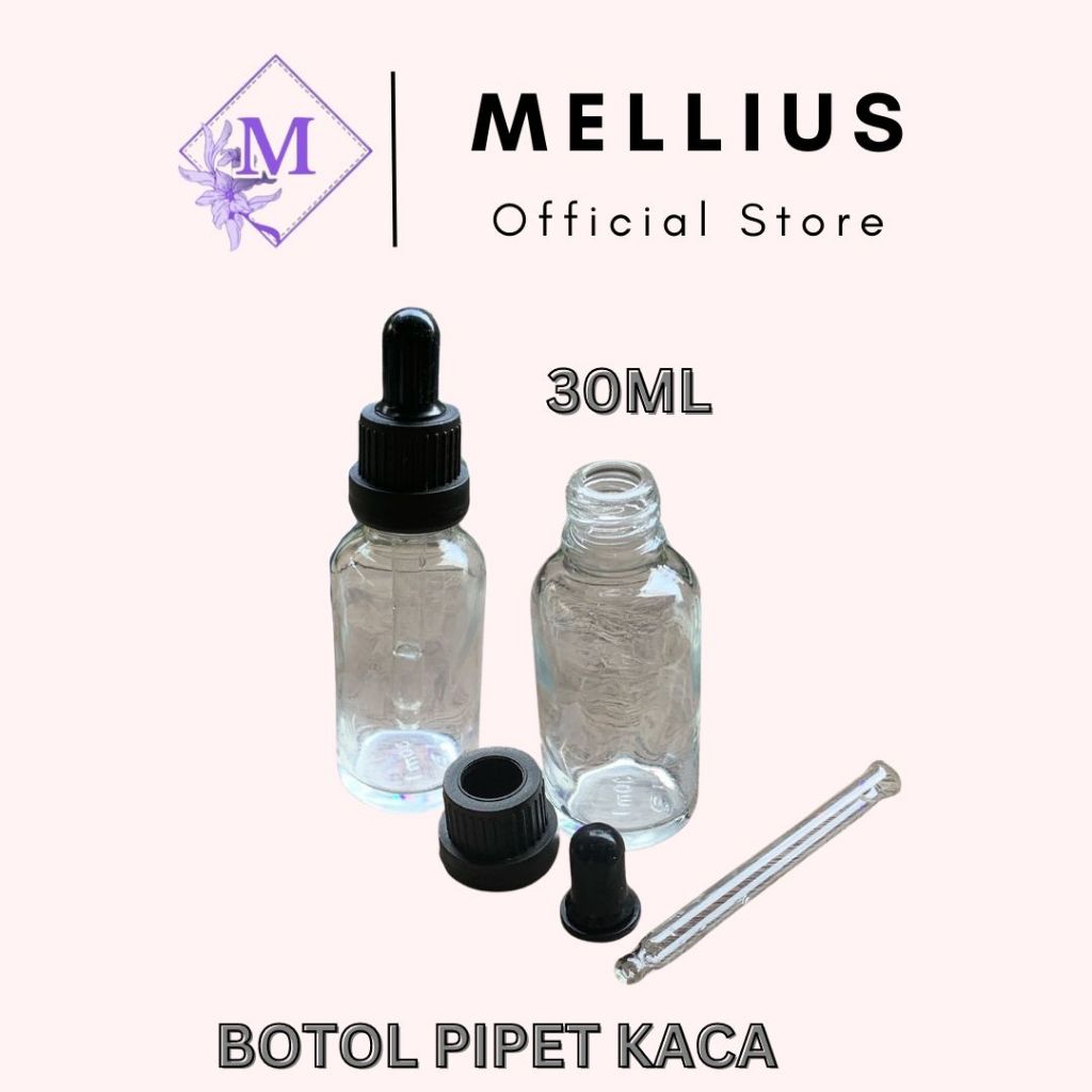 Jual Botol Pipet Kaca 30ml / Glass Bottle Pipette isi 30 ml Dengan ...