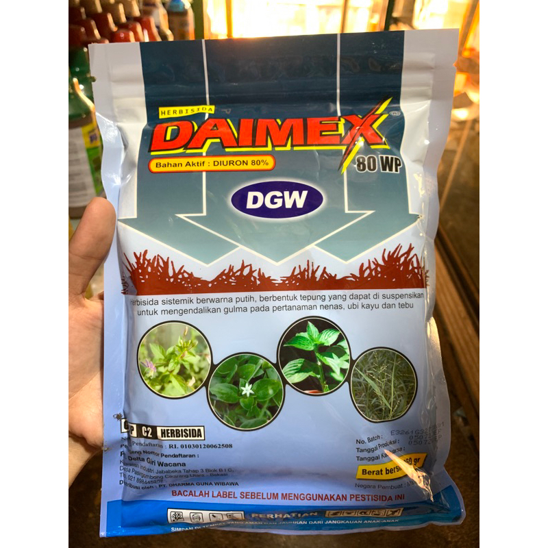 Jual DAIMEX 80 WP 250 GRAM - PEMBASMI BIJI GULMA RUMPUT HERBISIDA ...