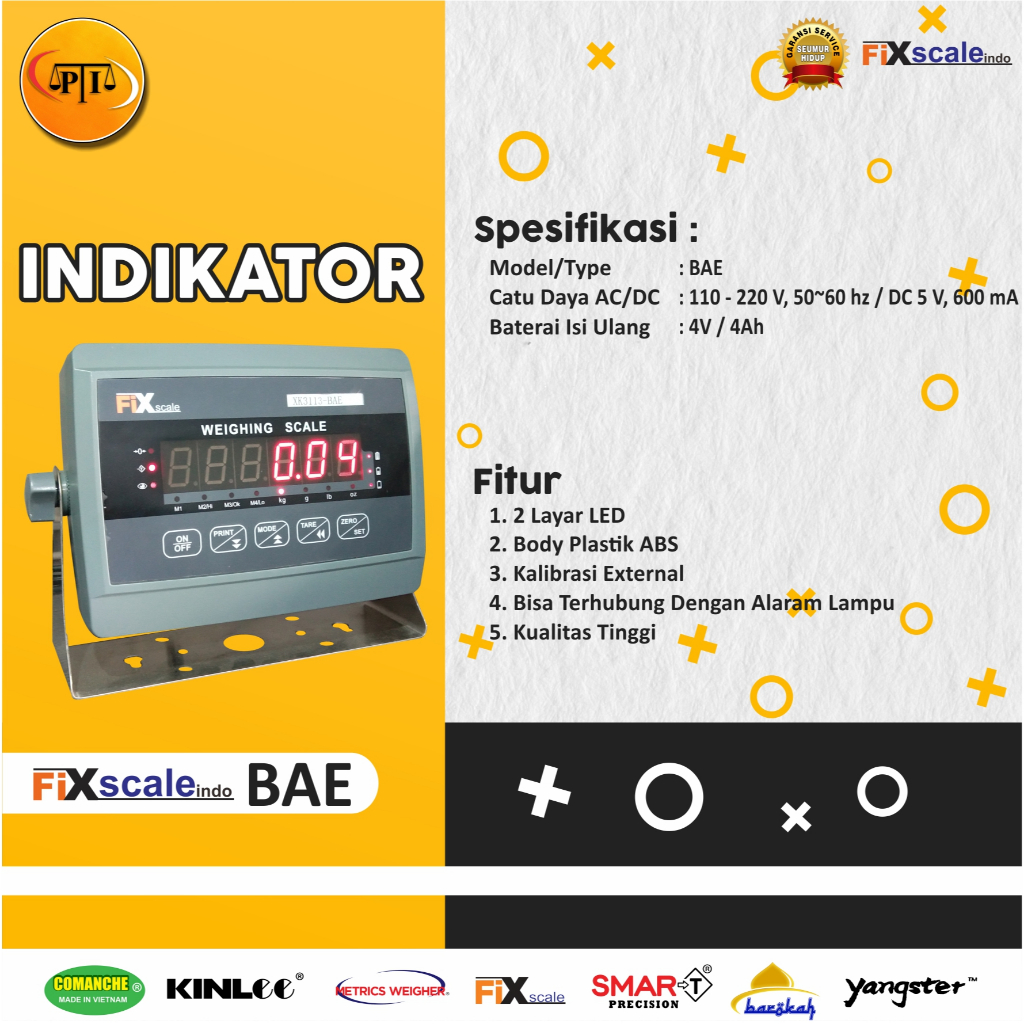 Jual FixScale Indikator Timbangan Digital Type BAE | Shopee Indonesia