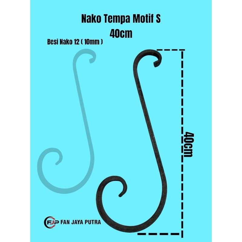 Jual NAKO TEMPA MOTIF S 40CM NAKO 12 ( 10mm ) | NAKO VIRKAN MOTIF S ...