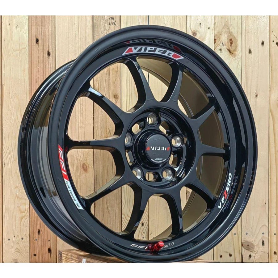 Jual velg mobil ring 16 VIPER ZERO FLOW FORMING velg r16 innova xpander ...