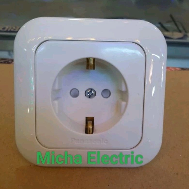 Jual Panasonic Stop Kontak CP Inbow/ Stop Kontak CP 1 Gang Panasonic ...