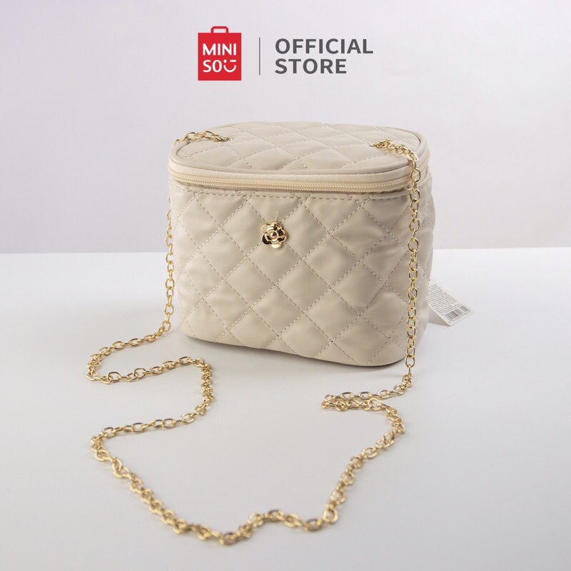 Jual Miniso Classic Diamond pattern Crossbody Bag / Tas miniso tas bahu ...