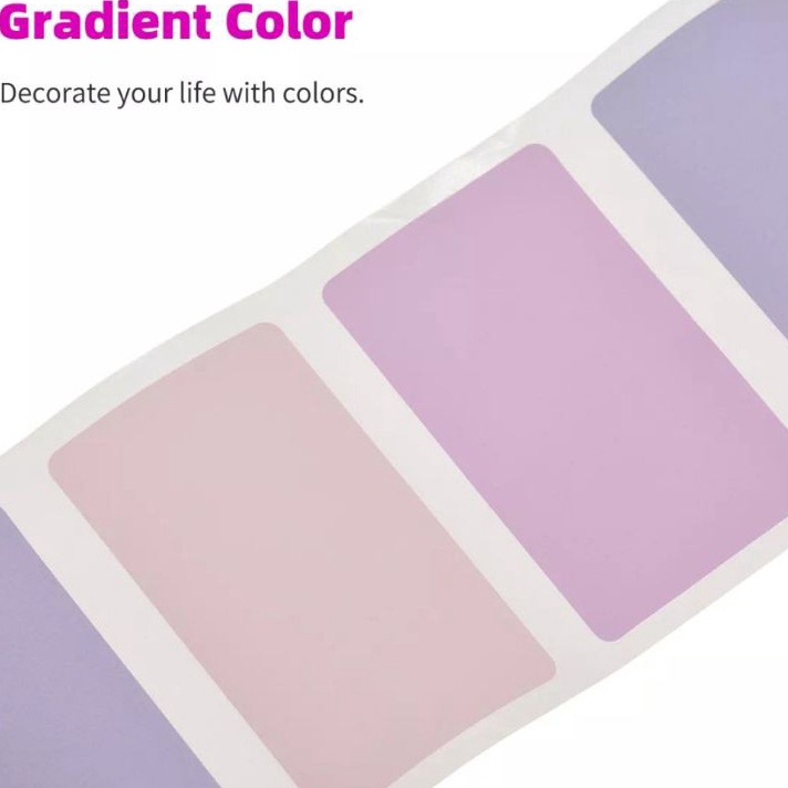 Jual HOT PRODUCT 1 Roll Stiker label 3 warna gradasi cocok untuk ...