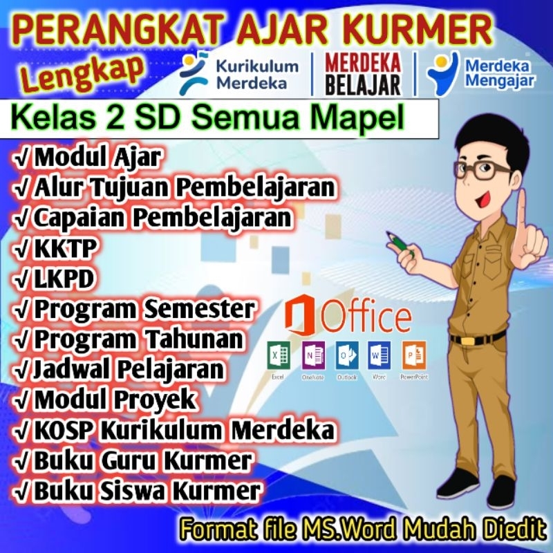 Jual PERANGKAT AJAR KURIKULUM MERDEKA Kelas 2 SD/MI | Shopee Indonesia