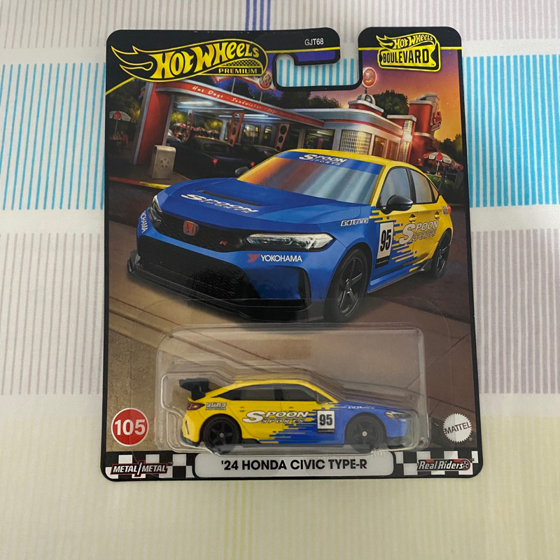 Jual [FREE PROTECTOR] Hot Wheels Premium 24 Honda Civic Type R Spoon ...
