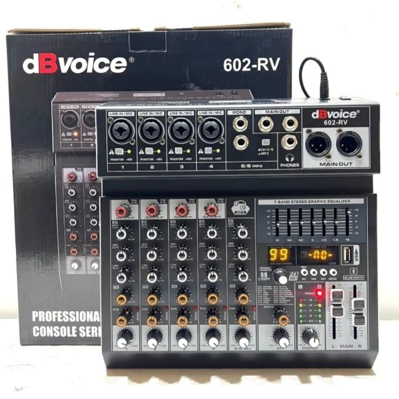 Jual Audio sound Mixer dB Voice 602 RV Original 6 Channel dBvoice 602RV ...