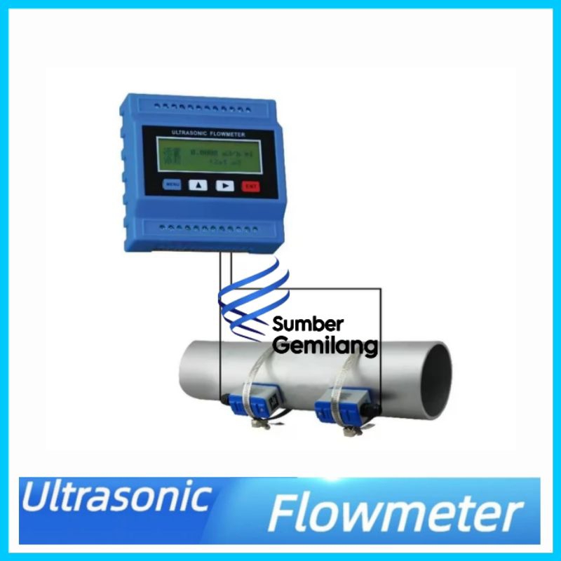 Jual Ultrasonic flow meter TUF-2000M 50-700MM Flow Module For Digital ...