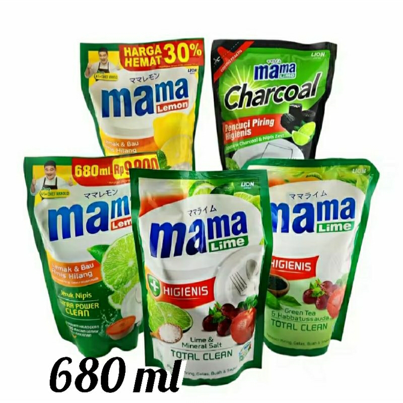 Jual Mama Lemon Cairan Pencuci Piring 680 ml | Shopee Indonesia